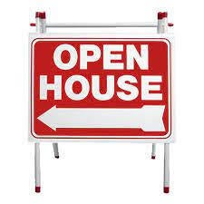 A-Frame Open House Sign - Red | ORRA Store